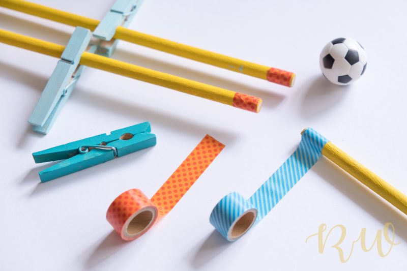 DIY Mini Foosball Table for Kids – RheaWrites